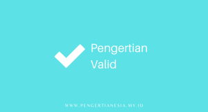 Apa Itu Valid - Arti Kata dan Definisi